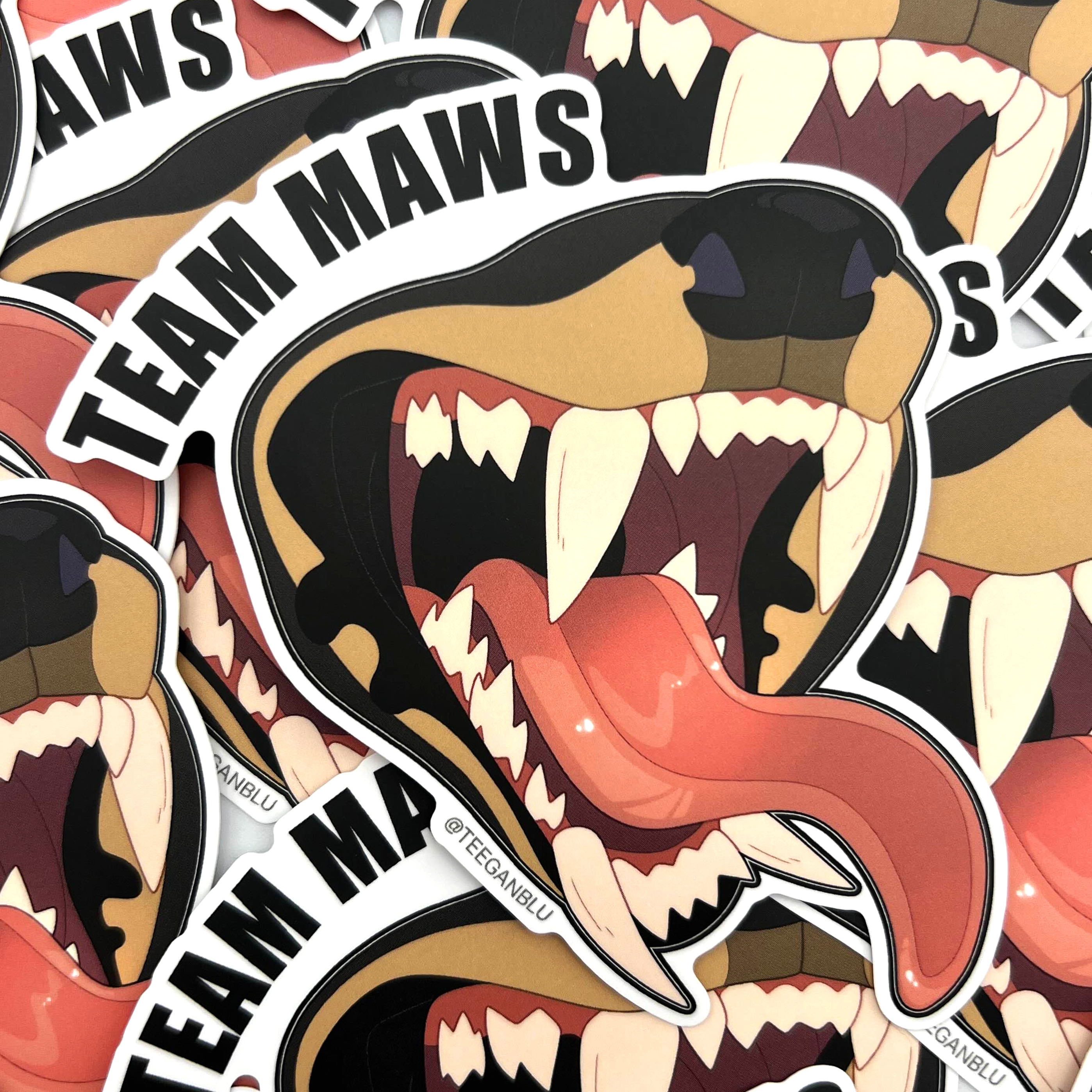 Team Maws Vinyl Sticker – TEEGANBLU